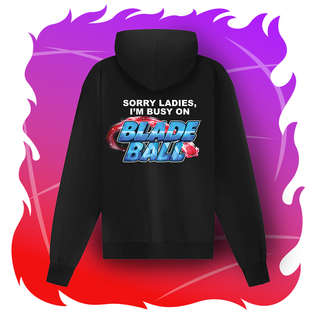 Blade Ball "Sorry Ladies" Hoodie – Black